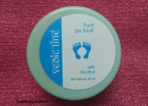 Vedic Line Foot Spa Scrub with Menthol Review