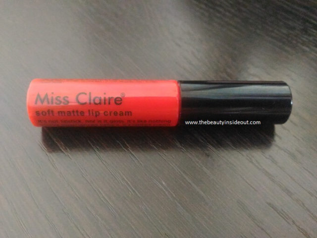 Miss Claire Soft Matte Lip Cream Review