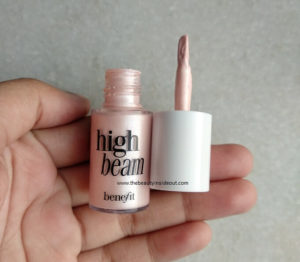 Benefit High Beam Highlighter Review, Swatch, Price