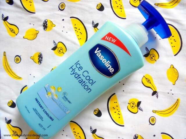 Vaseline Ice Cool Hydration Instant Cooling Gel Lotion Review
