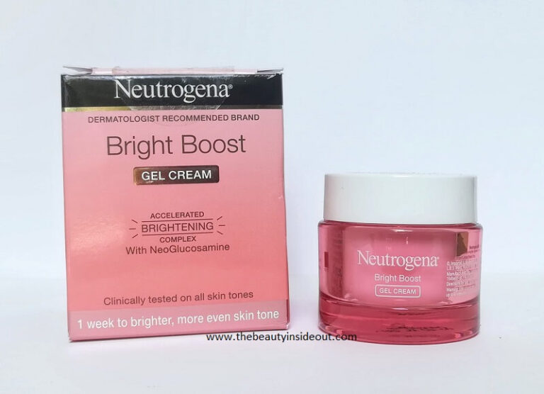 Neutrogena Bright Boost Gel Cream Review