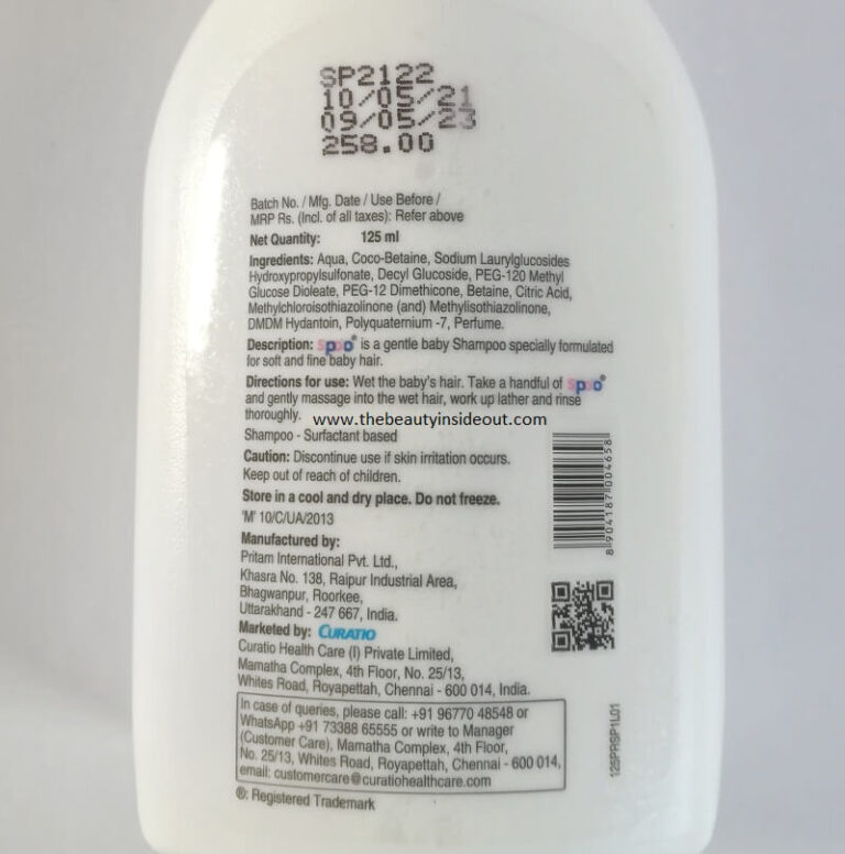 Spoo Shampoo Review : For Babies