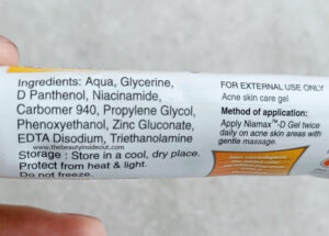 Niamax D Gel Review - 4% Niacinamide For Beginners