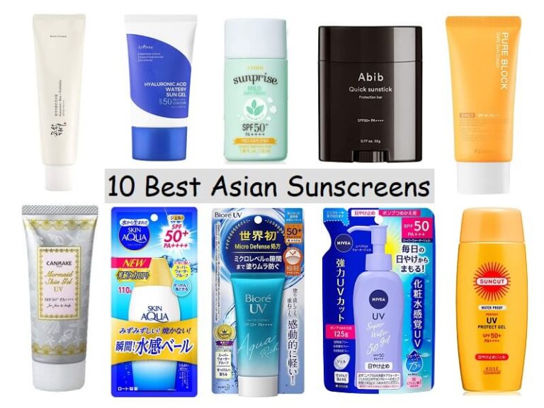 10 Best Asian Sunscreen To Prevent Tanning on Face & Body