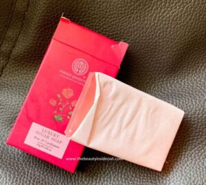 Forest Essentials Soap Review: Luxury Sugar Soap Rose & Cardamom