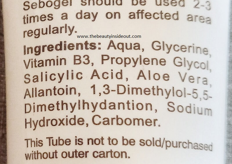 Sebogel Review: Salicylic Acid & Nicotinamide Gel For Pimples